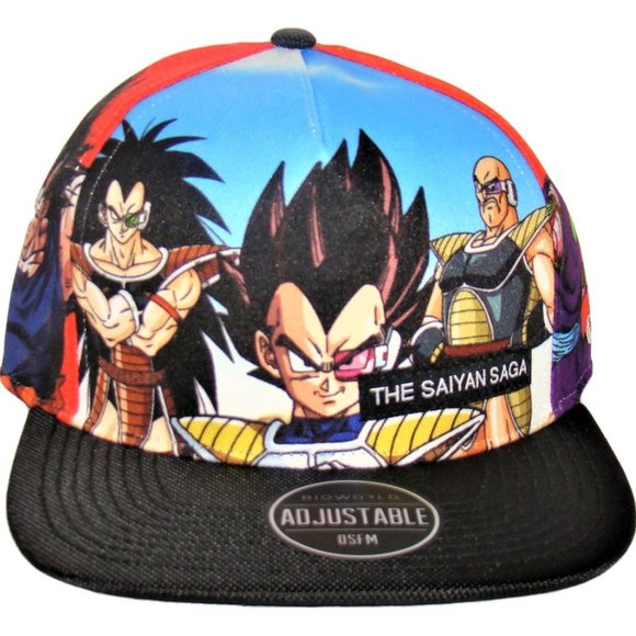 dragon ball z | Accessories | Dragon Ball Z Saiyan Saga Snapback Hat ...